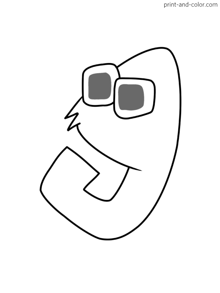 Alphabet Lore coloring pages | Print and Color.com