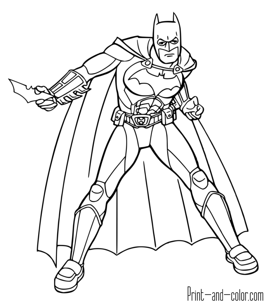 Batman coloring pages | Print and Color.com