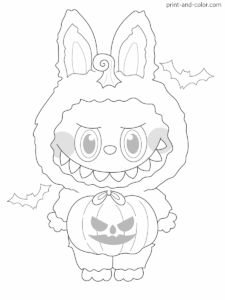 Labubu coloring pages | Print and Color.com