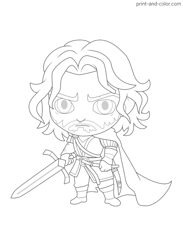 The Lord of the Rings coloring pages | Print and Color.com