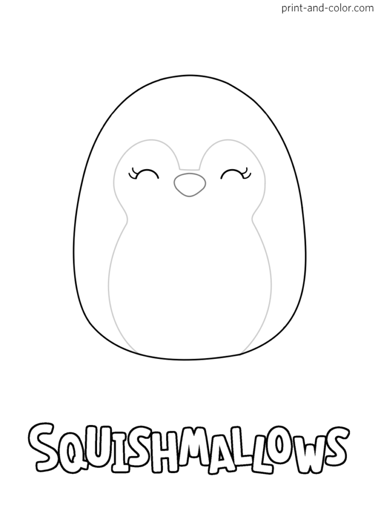 Squishmallow coloring pages | Print and Color.com
