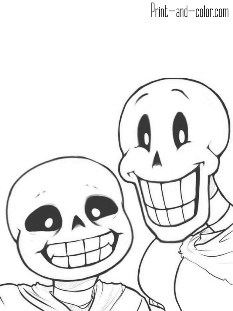 Undertale coloring pages | Print and Color.com