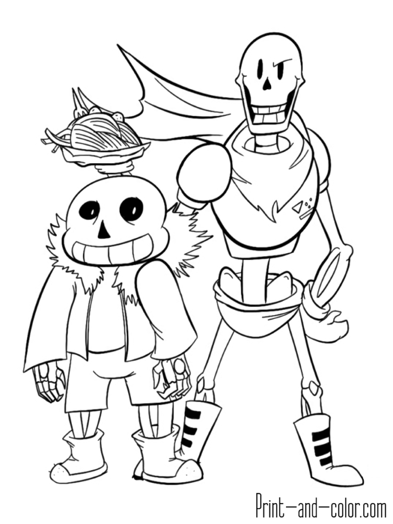 Undertale coloring pages | Print and Color.com